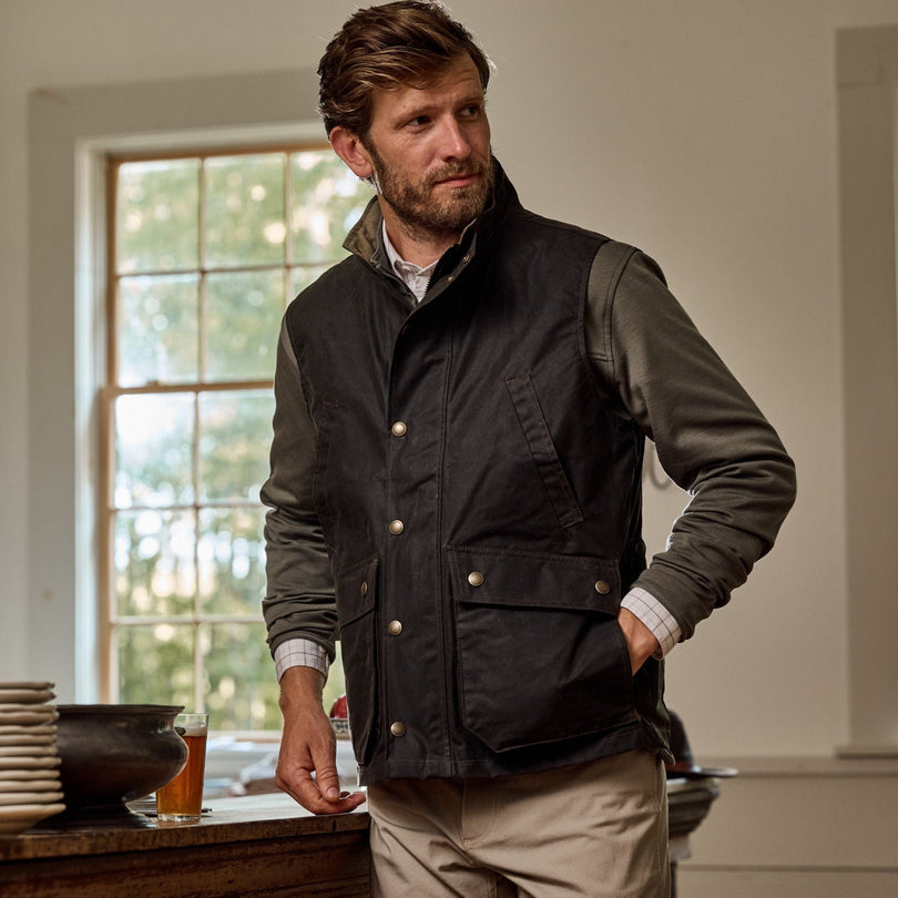 Men's Quilted Vests & Waxed Canvas Vests – Tom Beckbe