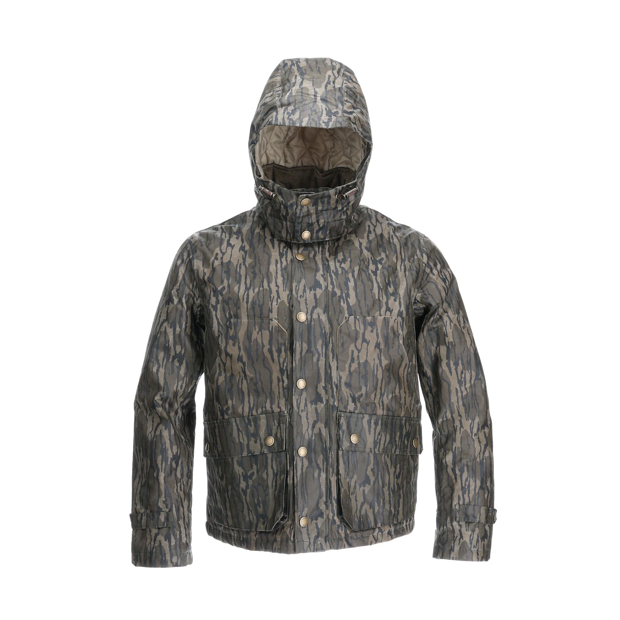 Waxed Canvas Insulated Hunting Jacket in Mossy Oak Original Bottomland ...