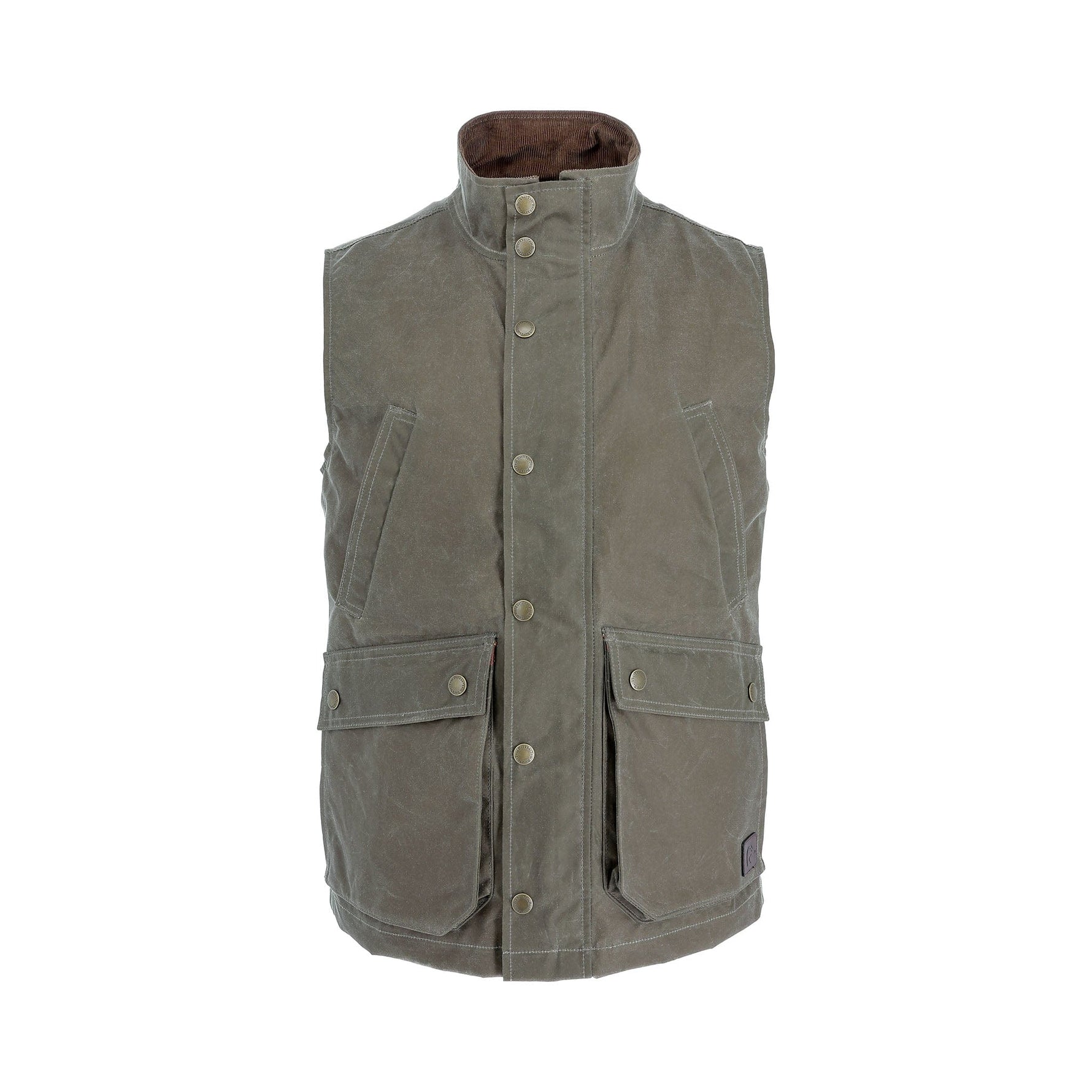 Men's Ducks Unlimited Waxed Canvas Kinsman Vest - Tom Beckbe