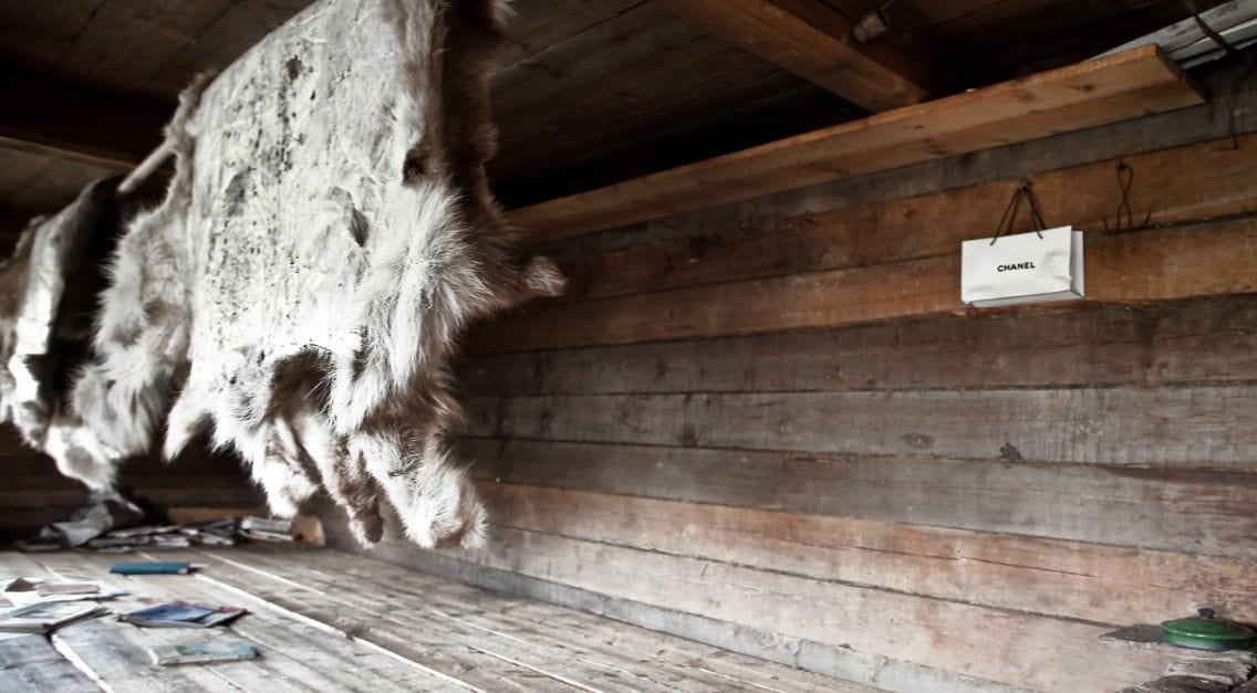 Strong Sámi and Reindeer Skulls - Tom Beckbe Field Journal